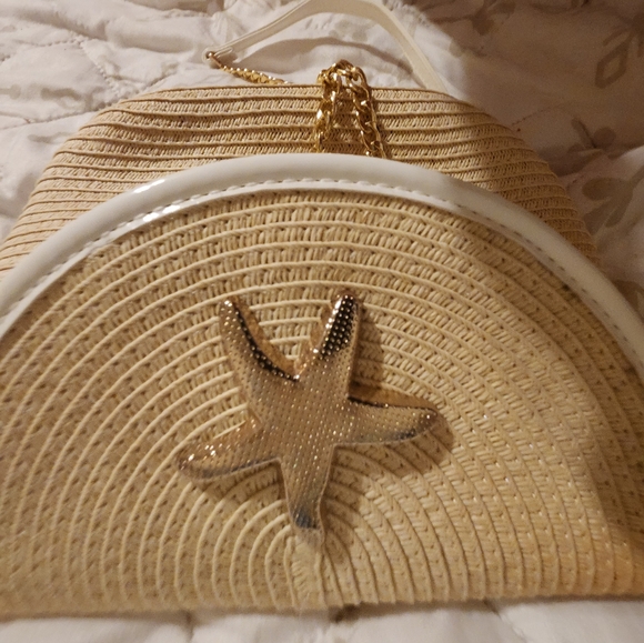 Kim Rogers | Bags | Kim Rogers Starfish Paper Straw Crossbody Bag ...